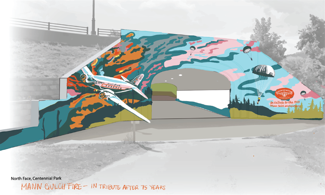 Mann Gulch Fire Map